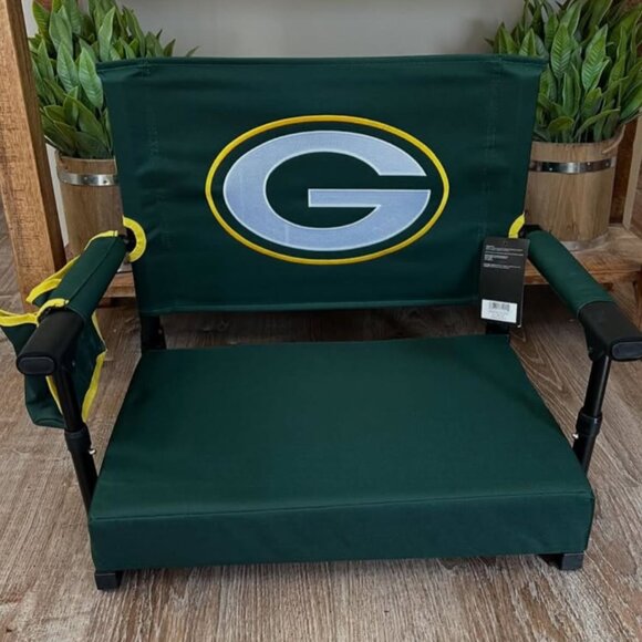 Other | Green Bay Packers Stadium Seat Portable Stadium Padded Seat ...